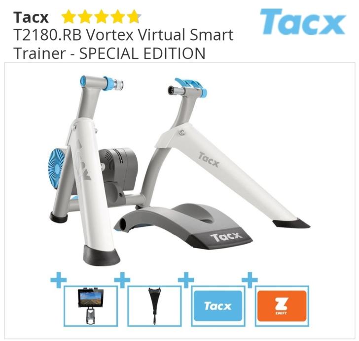 Trenažer tacx vortex + thru axle