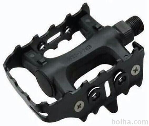 VELO MTB PVC/KOVINSKA ČRNA pedala za kolo