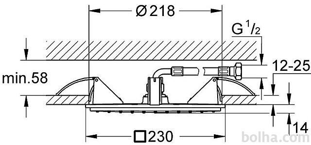 GROHE Rainshower Allure 230 27863000 stropna prha