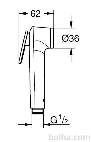 GROHE Tempesta-F Trigger Spray 30 28020L01 tuš ročka