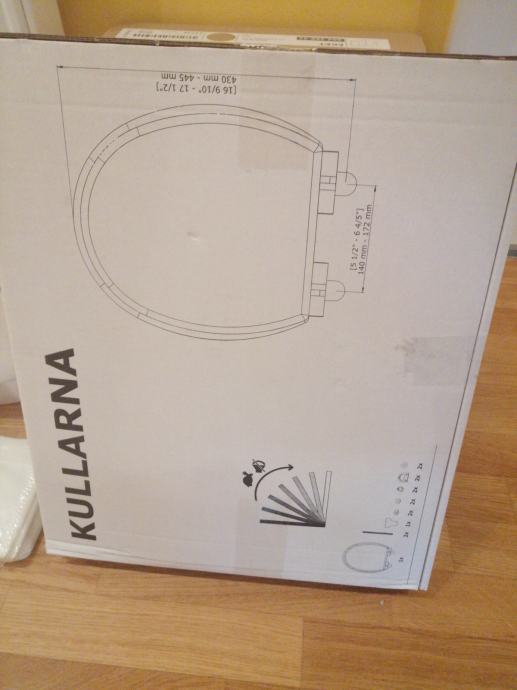 Ikea kullarna pokrov za školjko