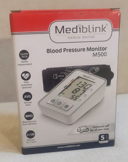 Aparat za merjenje pritiska, Mediblink m500
