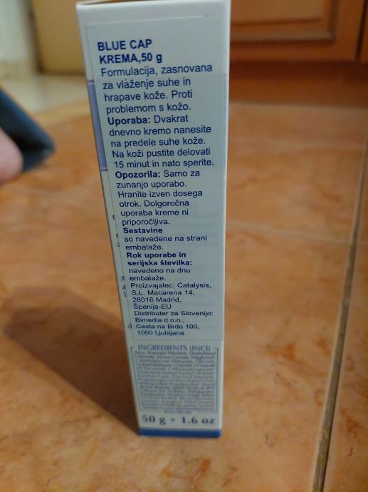 Blue cap krema 50g