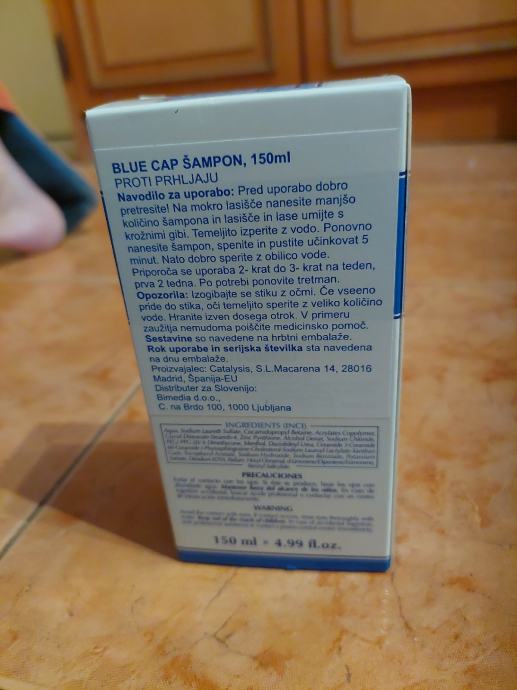 Blue cap šampon proti prhljaju 150ml
