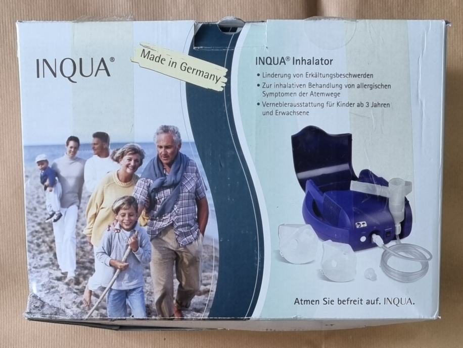 Inhalator INQUA BR021000 z dihalno masko za odrasle in otroke