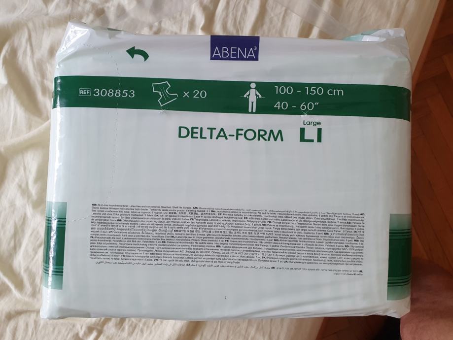 Plenice za odrasle velikost Large (obseg pasu 1-1,5m)