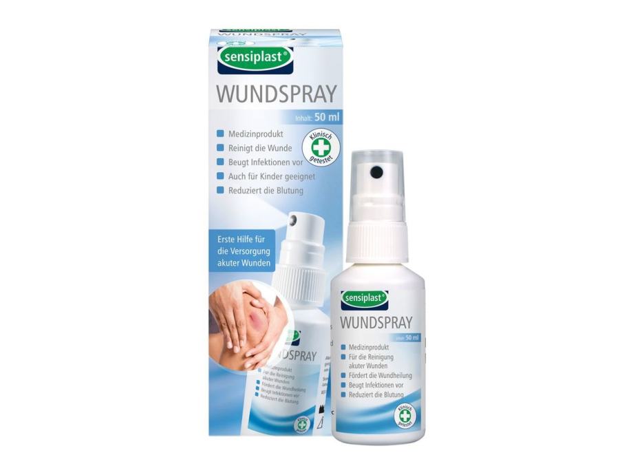 SPREJ ZA RANE Sensiplast PRŠILO prva pomoč za rane 50 ml - NOVO
