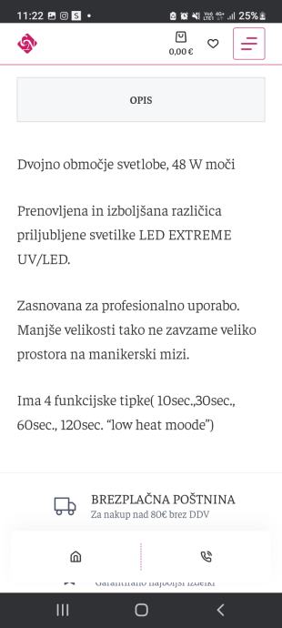 UV/LED LUČKA ZA NOHTE NOVA!!!