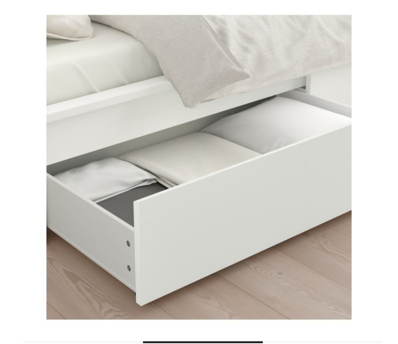 Predalnik Malm za pod posteljo 140×200