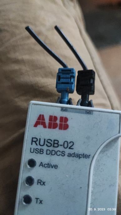 KOMPLET ZA PRIKLJUČITEV KARTIC ABB PC DDCS RUSB- 02 DriveWindow Komun