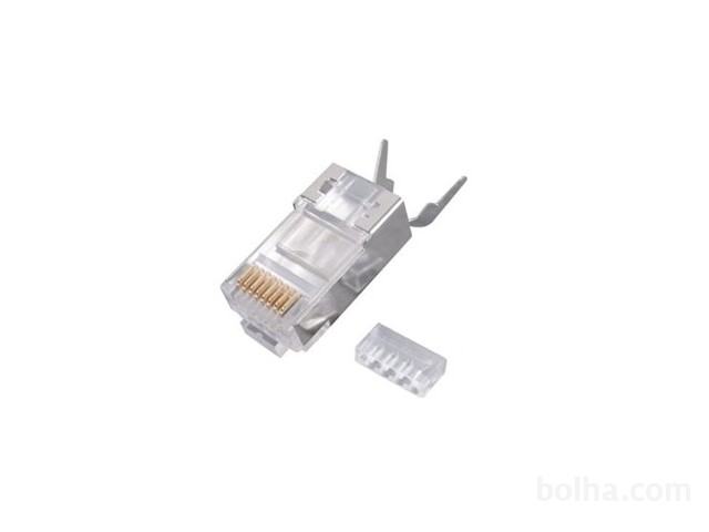 Konektor SFTP Cat.7 Cat.6a RJ45 Golden 8-PIN