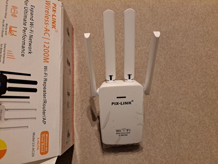 WiFi ojačevalec signala Extender, PIX-LINK AC29