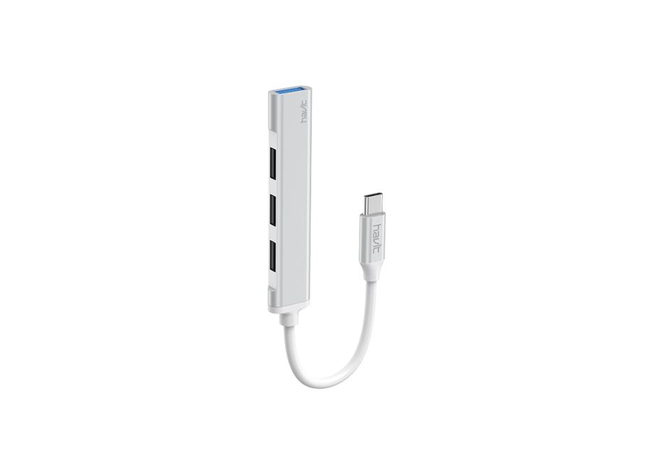 USB HUB, USB 3.0 - TYPE-C, 4 PORT, HAVIT