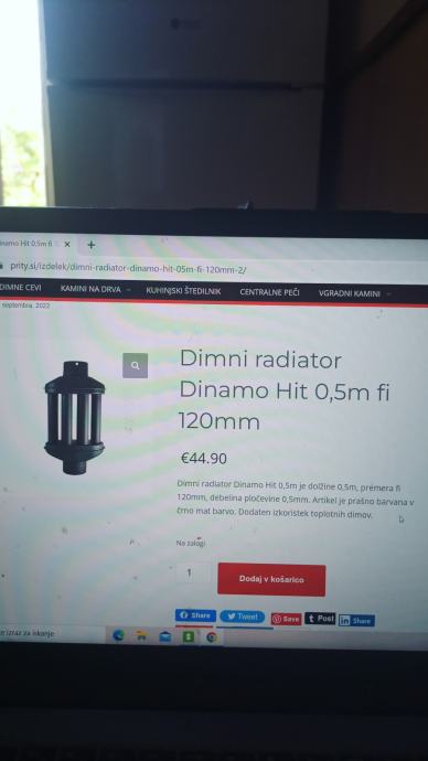 DIMNI RADIATOR 120MM PREMER CEVI IN VISINA 50 CM