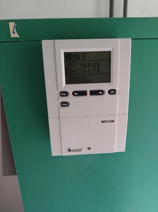 Seltron regulator ogrevanja WDC10B + zunanje tipalo + mešalni ventil