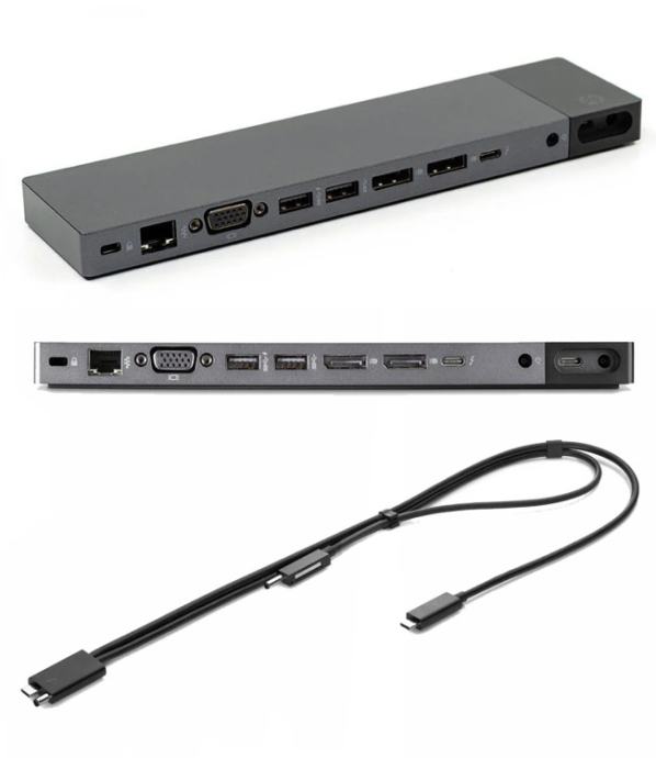 HP Elite/Zbook ThunderBolt 3 Dock HSTNN-CX01 + Cable USB HP Thunderbol