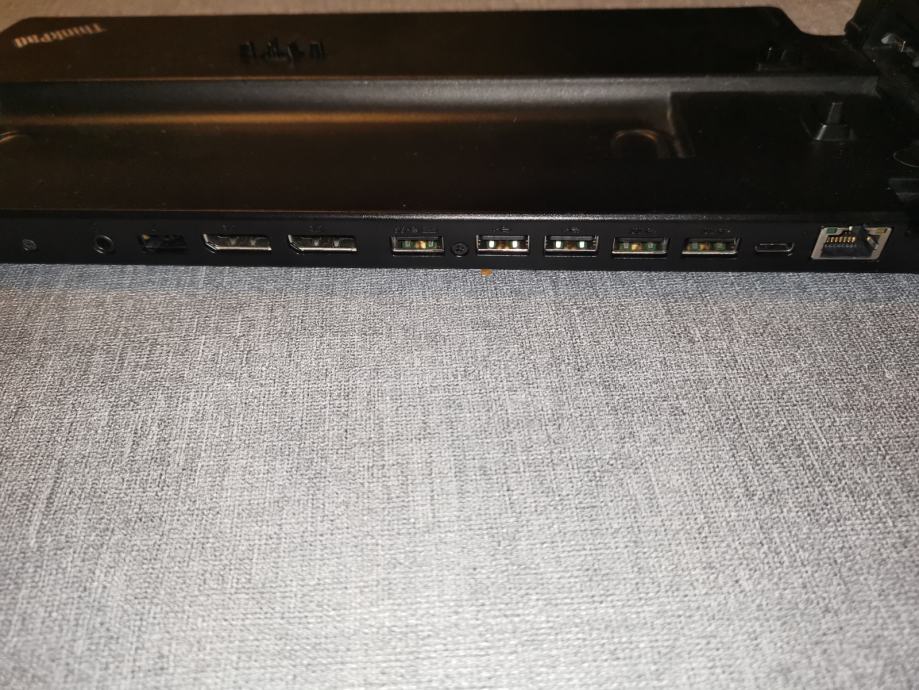 Lenovo ThinkPad pro docking station, USB-C, pripklopna postaja, 40AH