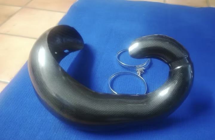 Karbonska zaščita izpuha KTM