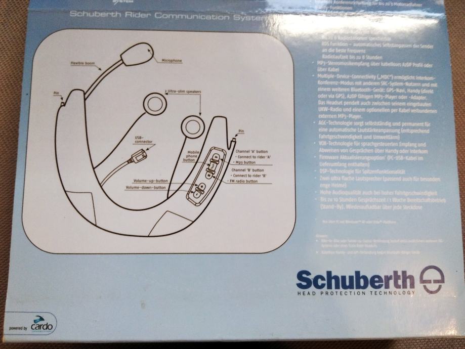 Komunikacija Schuberth C3.Interkom,intercom