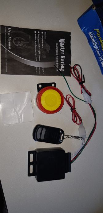 Master Racing alarm za motor.