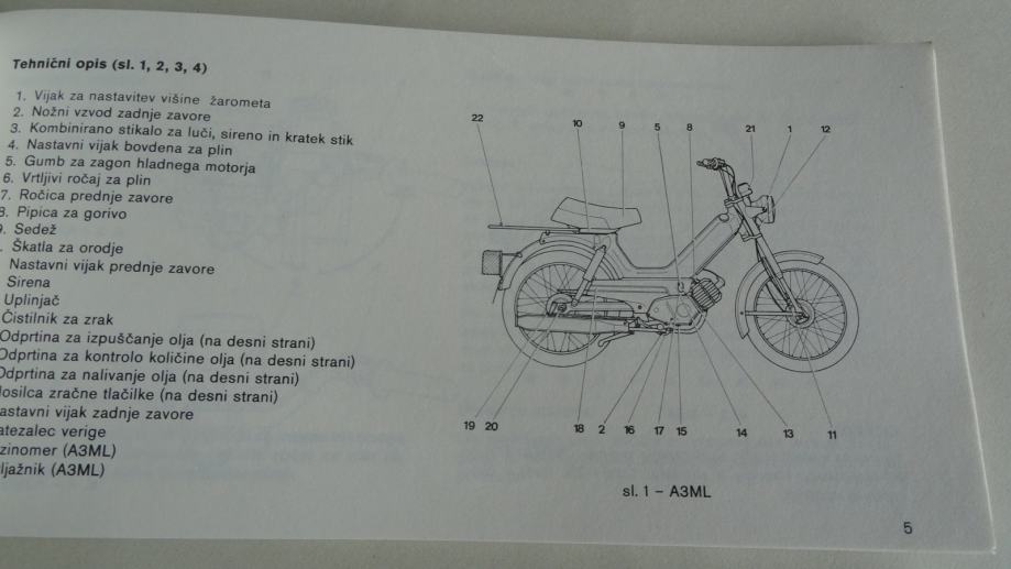 TOMOS TEHNIČNO NAVODILO - GARANCIJA