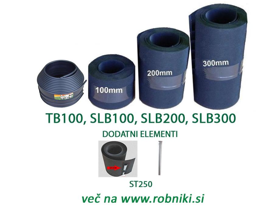 PVC VRTNA OBROBA SLIBORD, TRIBORD in KLIN ST250