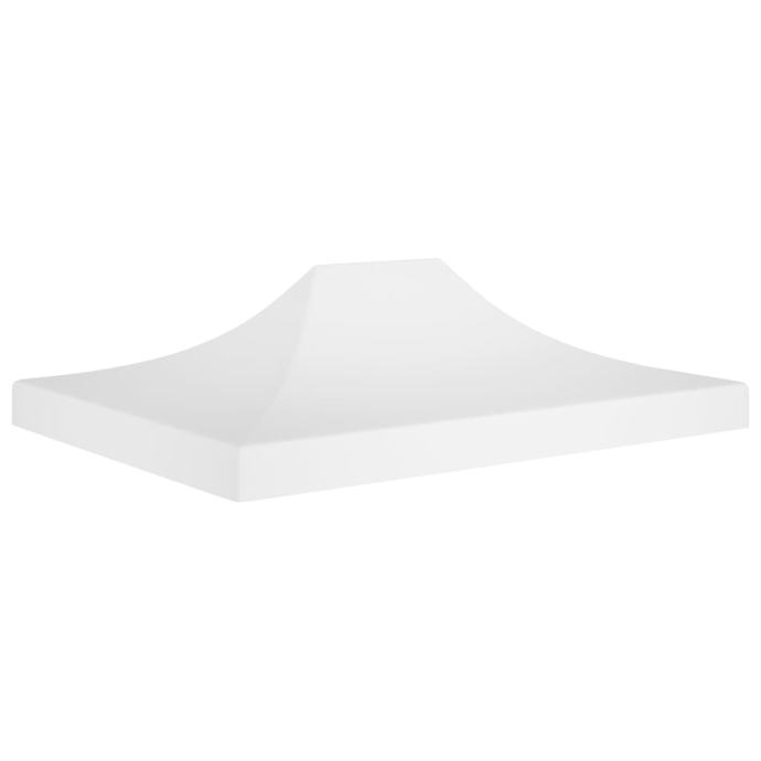 Streha za vrtni šotor 4x3 m bela 270 g/m²
