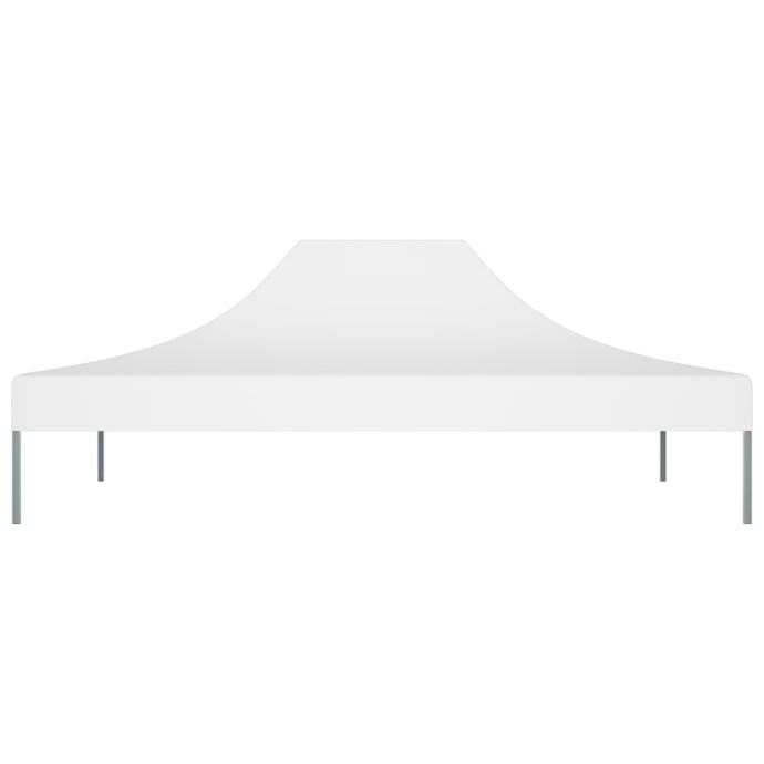 Streha za vrtni šotor 4x3 m bela 270 g/m²