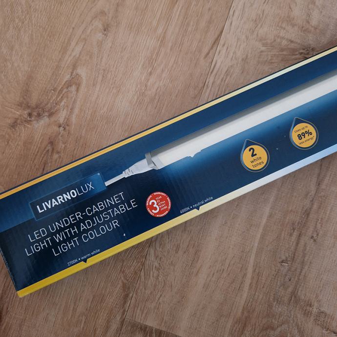 Nova led luč za pod kuhinjske omarice