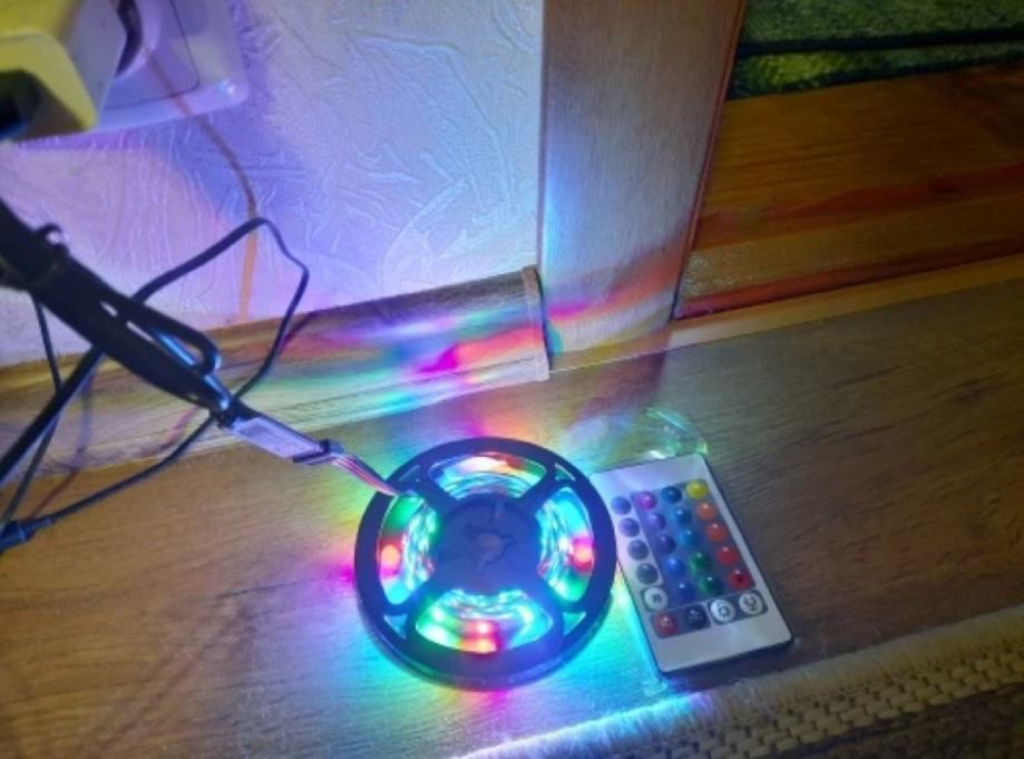 LED RGB Barvni trak, lučke, 3M