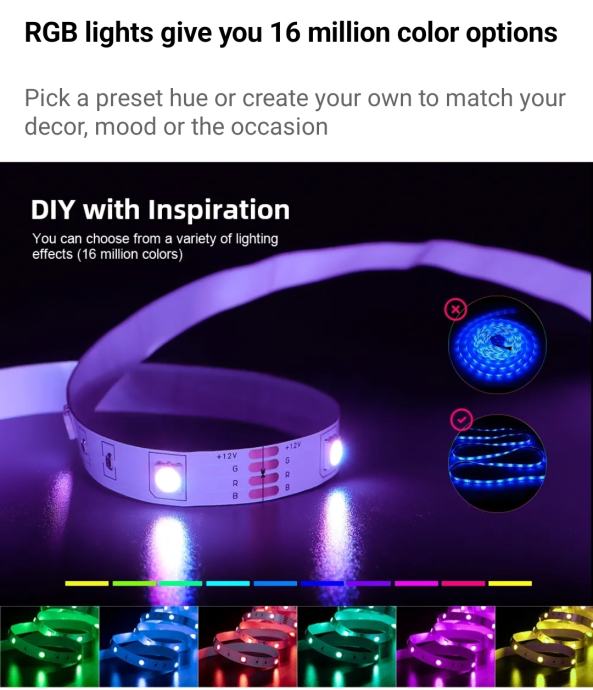 LED trak RGB novoletni trakovi novoletne božične lučke 5050 traki 12M