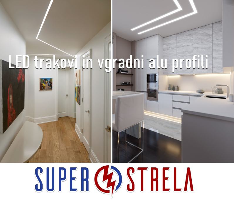 profil za mavčne plišče / Knauf / Gips plošče / alu profil / LED trak