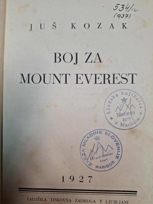 JUŠ KOZAK BOJ ZA MONT EVEREST 1927