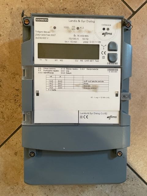 Števec za elektriko Landis & Gyr
