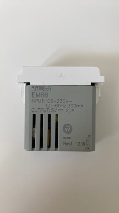 USB modul TEM Čatež 5V 2,1A
