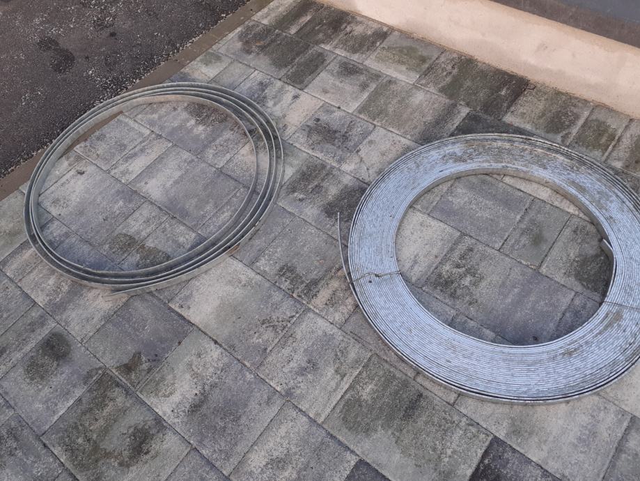 VALJANEC 25 X 4 mm, VROČE CINKANO, cca. 50 kg - NOVO