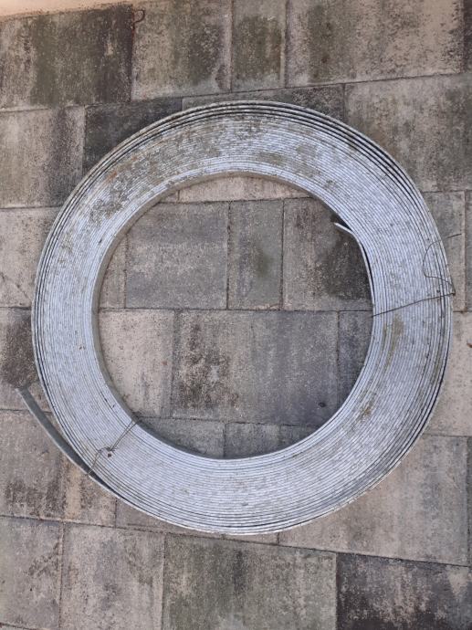 VALJANEC 25 X 4 mm, VROČE CINKANO, cca. 50 kg - NOVO