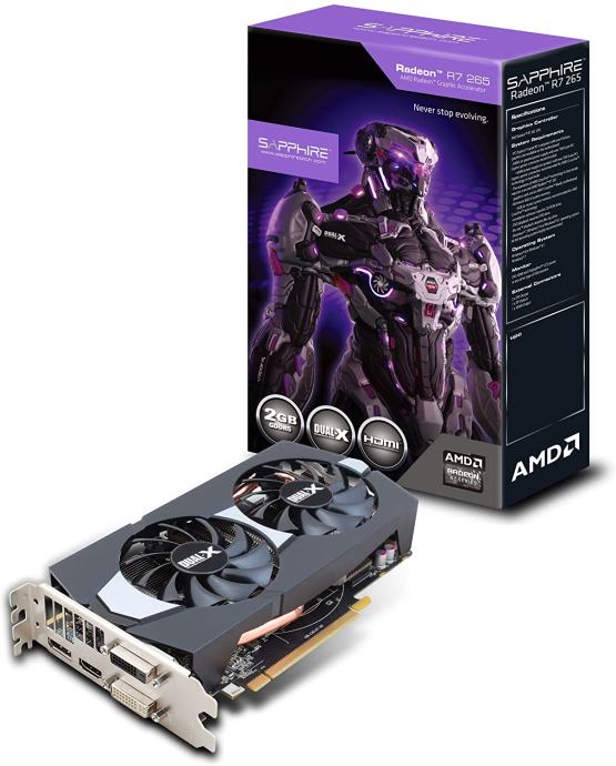 Sapphire radeon R7 265 dual-x 2GB GDDR5