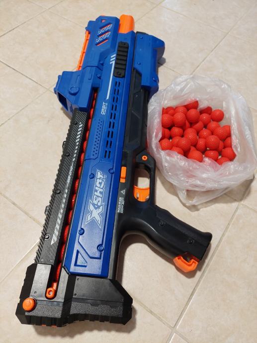 pištola nerf orbit x shot RXB-0140 z metki(kuglce)