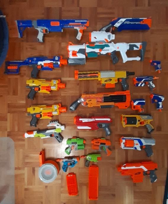 NERF PUŠKE IN PIŠTOLE