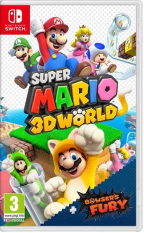 Super Mario 3D World + Bowsers Fury (SWITCH) - novo
