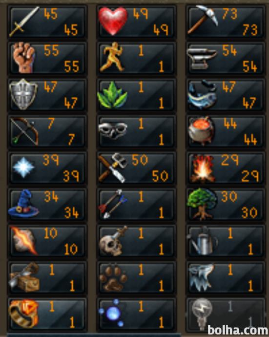 Runescape Account - 14 let star račun