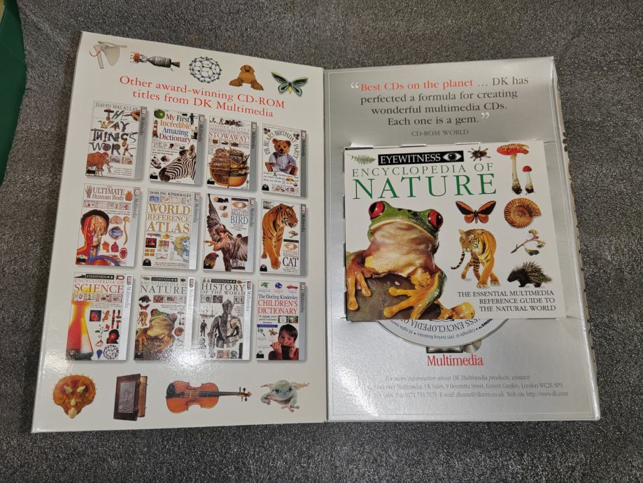 Vintage igri za PC Big Box Eyewitness Encyclopedia of Nature + Science