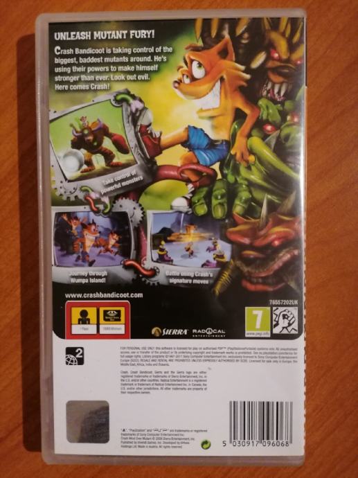 Crash - Mind over mutant (PSP igra)