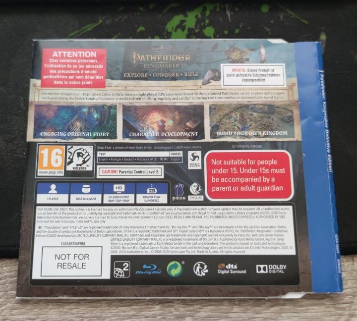 PATHFINDER KINGMAKER - PS4 PS5 - PROMO