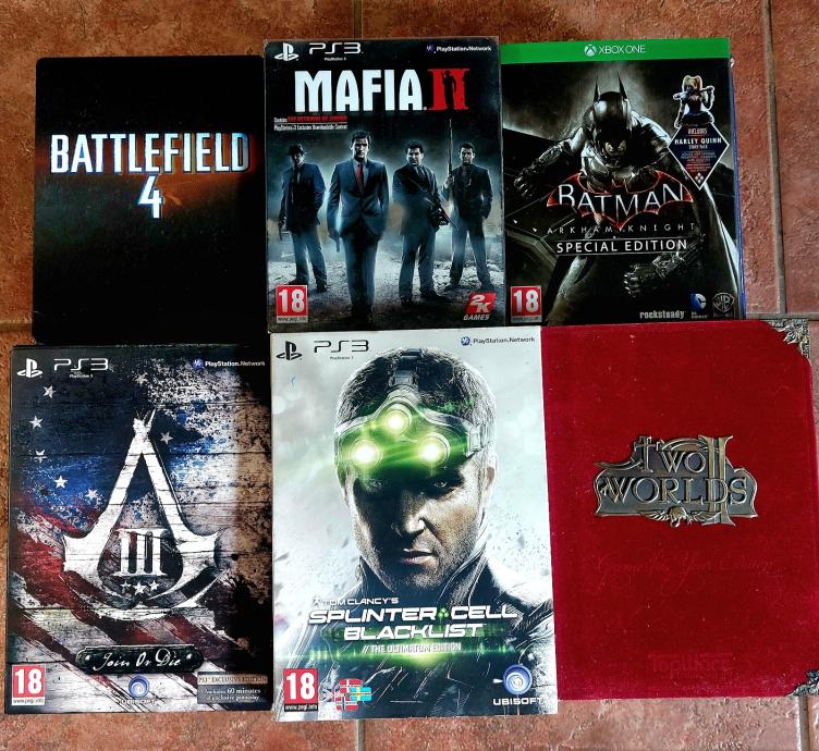 PS3/PS4 igre Steelbook