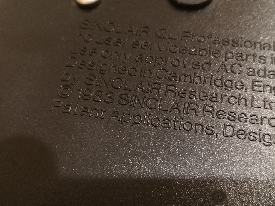 1983 SINCLAIR QL SPECTRUM retro računalnik 1983