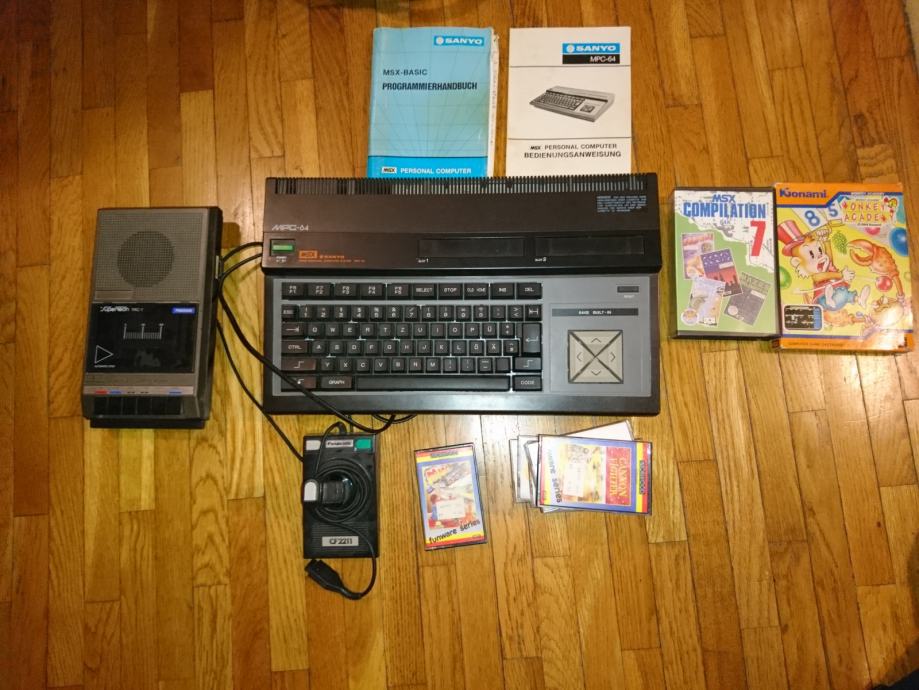 Sanyo msx mpc 64 osebni računalnik commodore1984