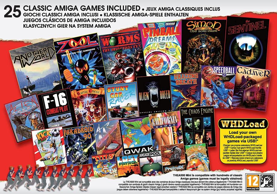 THE A500 mini in 25 AMIGA iger