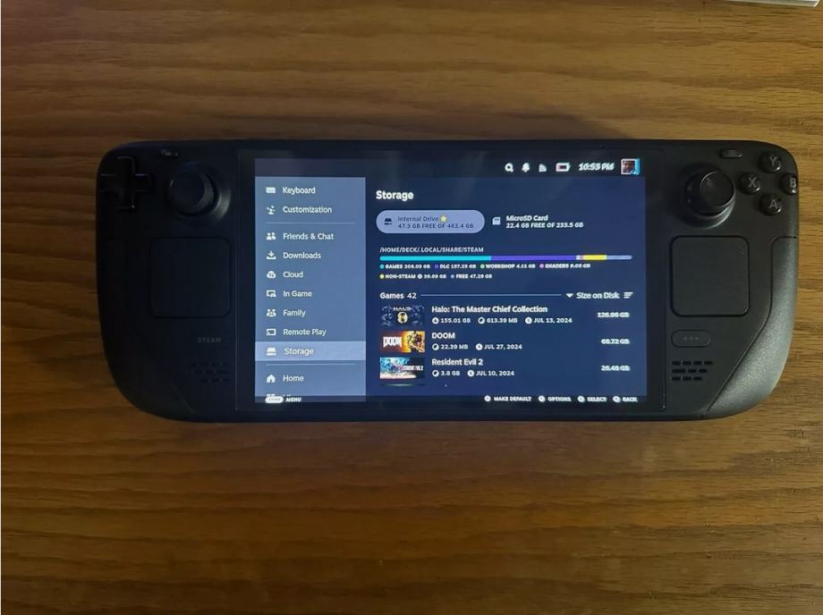 Valve Steam Deck OLED 512GB Prenosna konzola črna